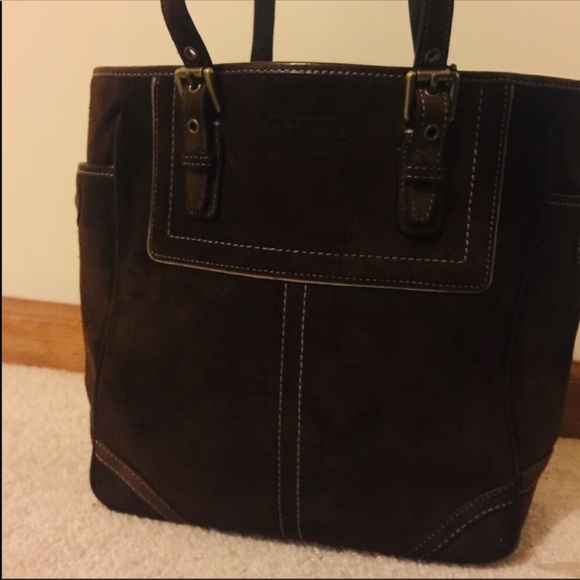 Coach | Bags | Vintage Suede Coach Bag | Poshmark